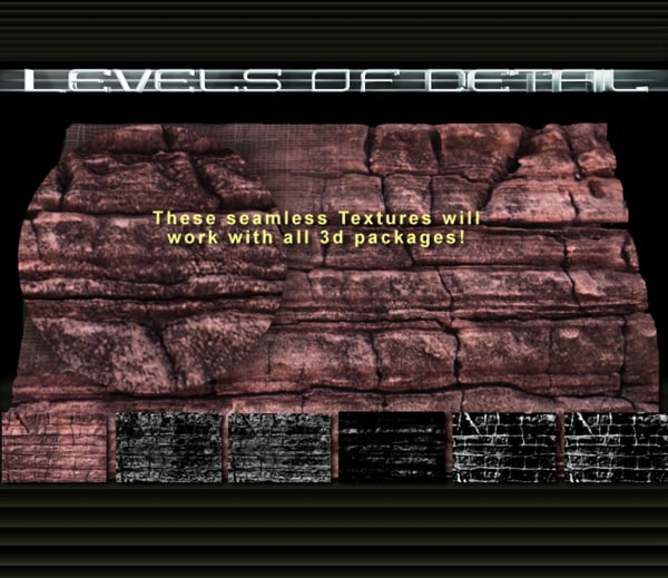 Texture Photoshop lod levelsofdetail red