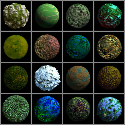 General Renderman vegetation shader green