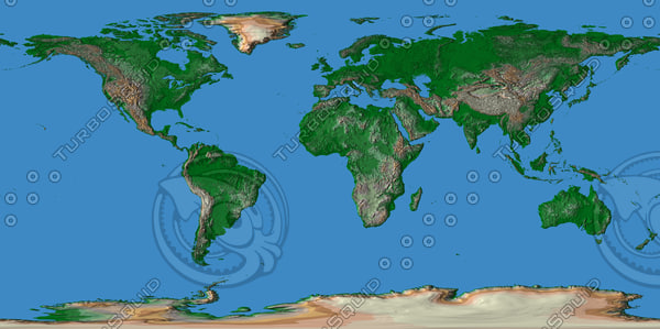 Texture JPEG world map earth