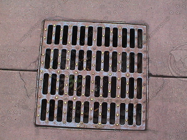Texture JPEG drain sewer slab