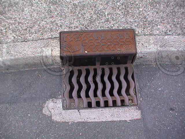 Texture JPEG drain sewer slab