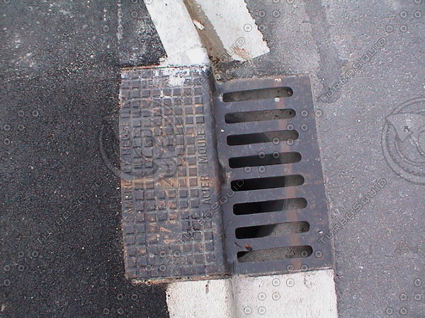Texture JPEG drain sewer slab