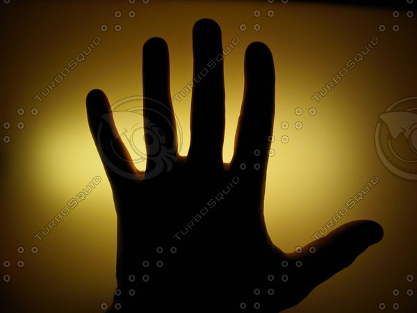 Stock JPEG hand lightbox concept