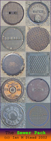 Texture JPEG sewer urban sidewalk