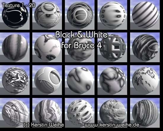 General Bryce Material Black White