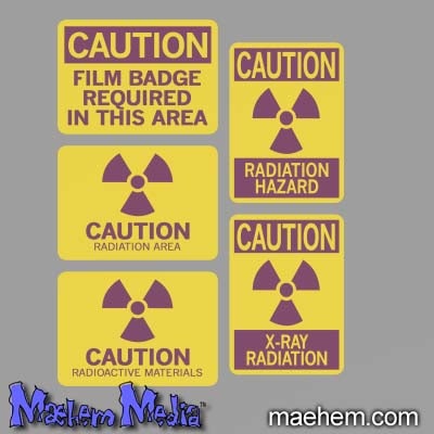 Texture PNG Radiation Danger Sign