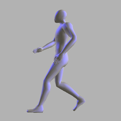 Motion FBX run stop clip