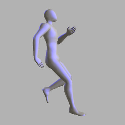 Motion FBX backward run cycle