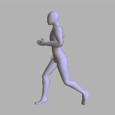 Motion FBX run left cycle