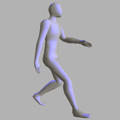 Motion FBX clip walk backwards