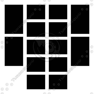 Texture JPEG Gobo Windows Set