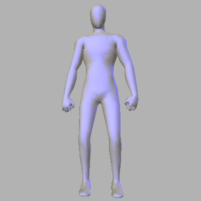 Motion FBX hero stand mocap