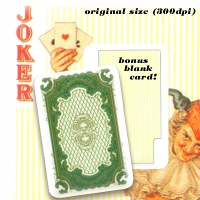 Texture JPEG playing card paper