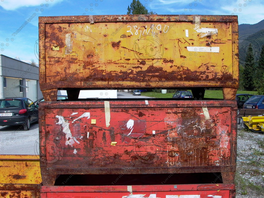 Texture Other Rust container box