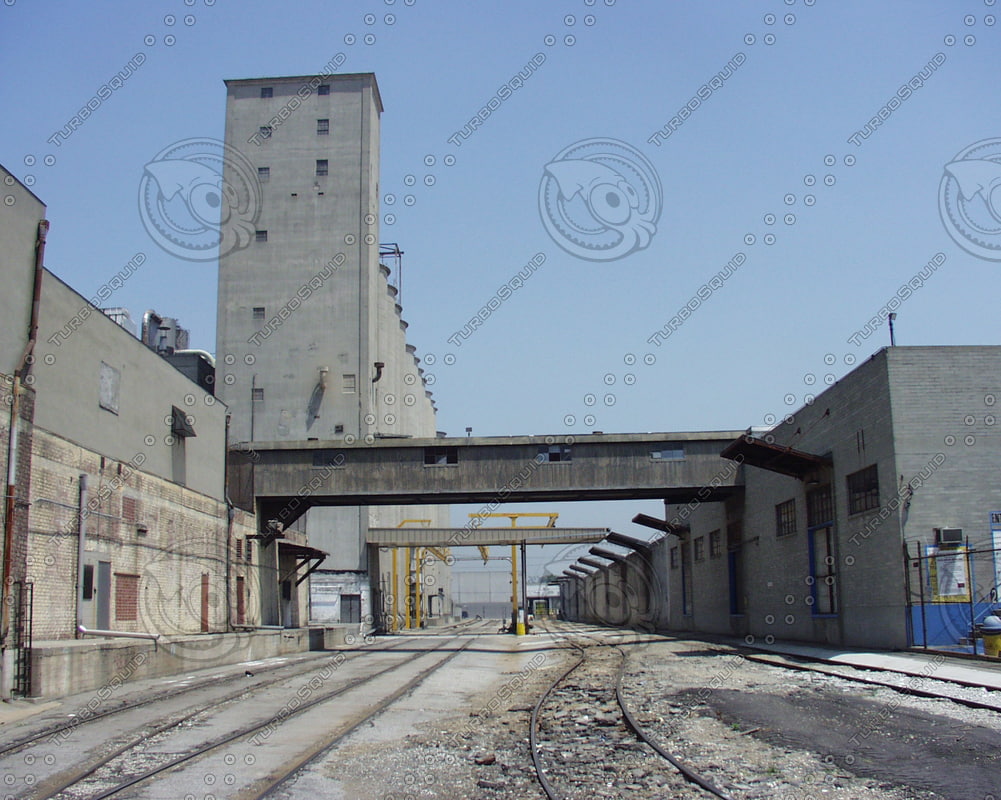Stock JPEG Warehouse railroad train