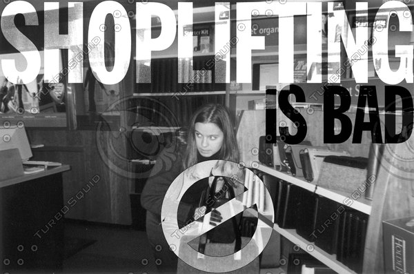 Stock JPEG shoplifting is bad