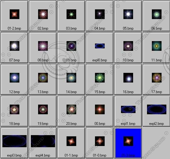 General Windows Bitmap Light spae effects