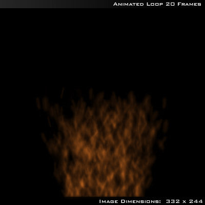 Texture JPEG Fire Animated Flame