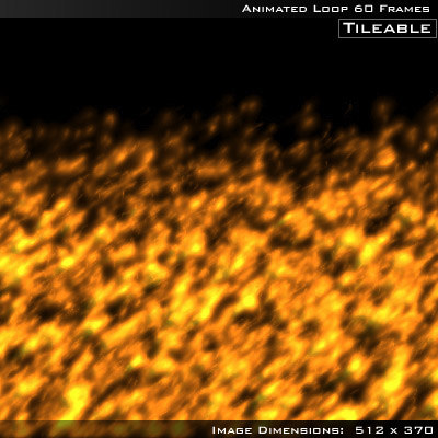 Texture JPEG Fire Animated Flame