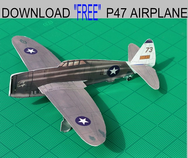 General PNG P47 FIGHTER AIRPLANE