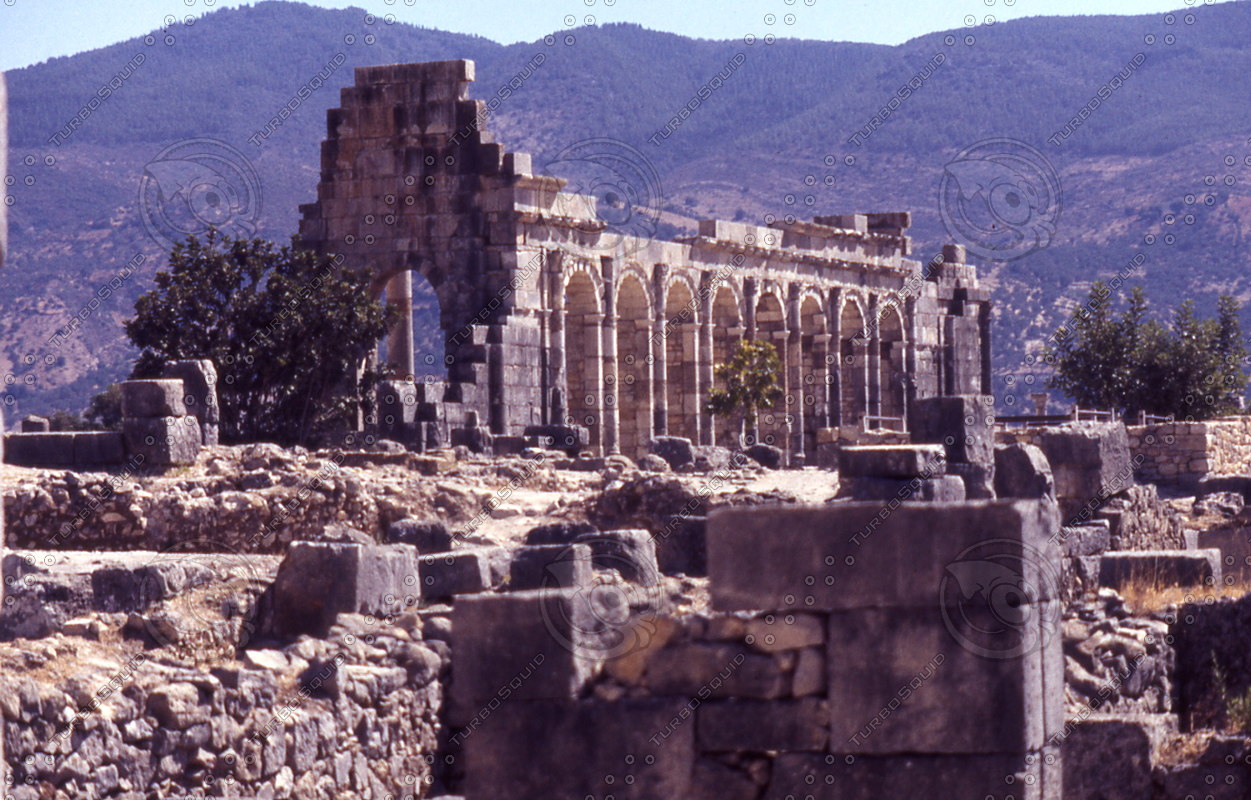 Stock JPEG ruins Volubilis Roman