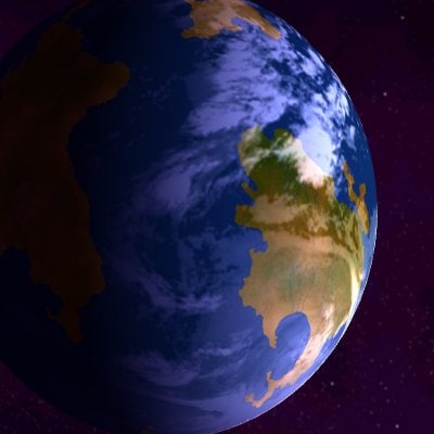 Texture Windows Bitmap planet map mercator