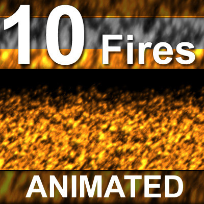 Texture JPEG Fire Animated Flame