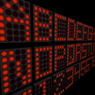 Materials 3ds Max Texture led