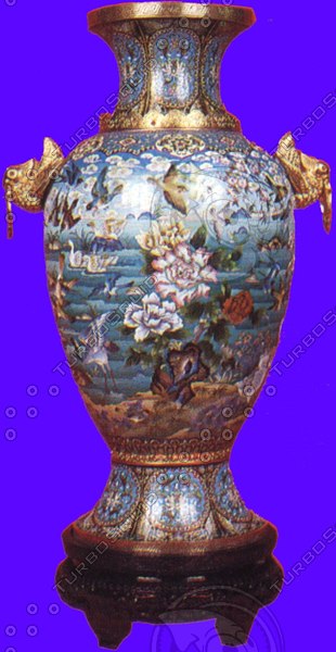 Texture JPEG Vase Chinese Decoration