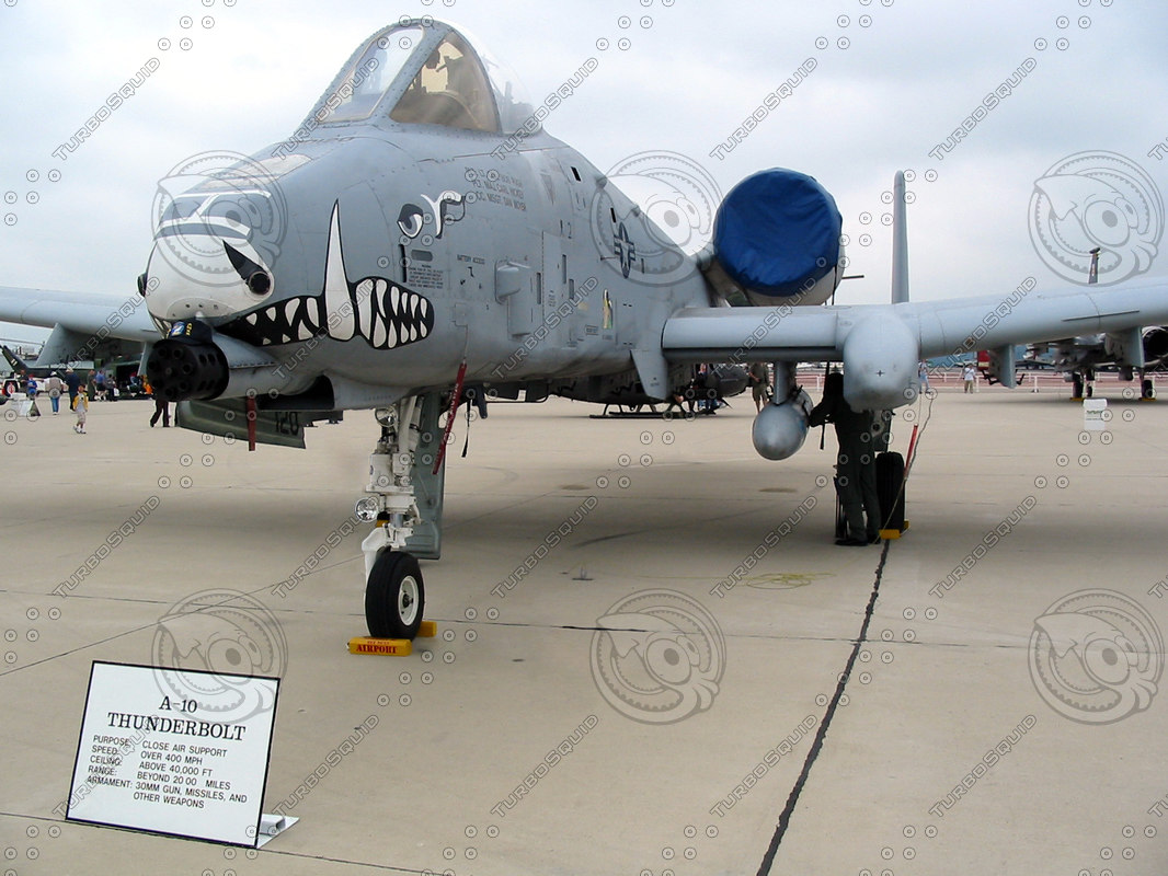 Stock JPEG A 10 Thunderbolt airplane