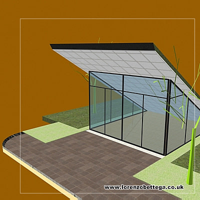 General grass Glass building