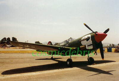Stock JPEG P 40 Tomahawk airplane