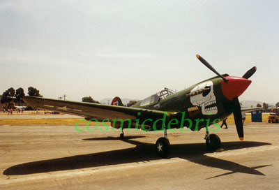 Stock JPEG P 40 Tomahawk airplane