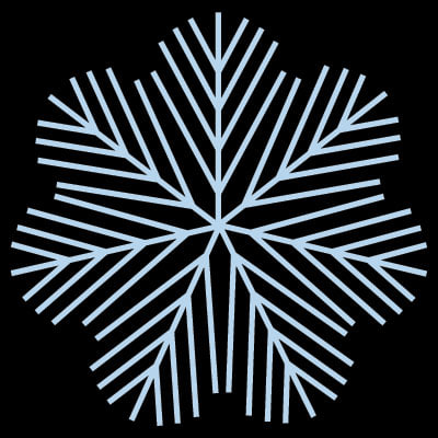 Shapes Adobe Illustrator snowflake snow flake