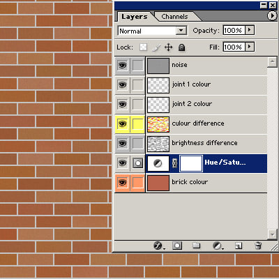 Texture Photoshop brick bribks wall