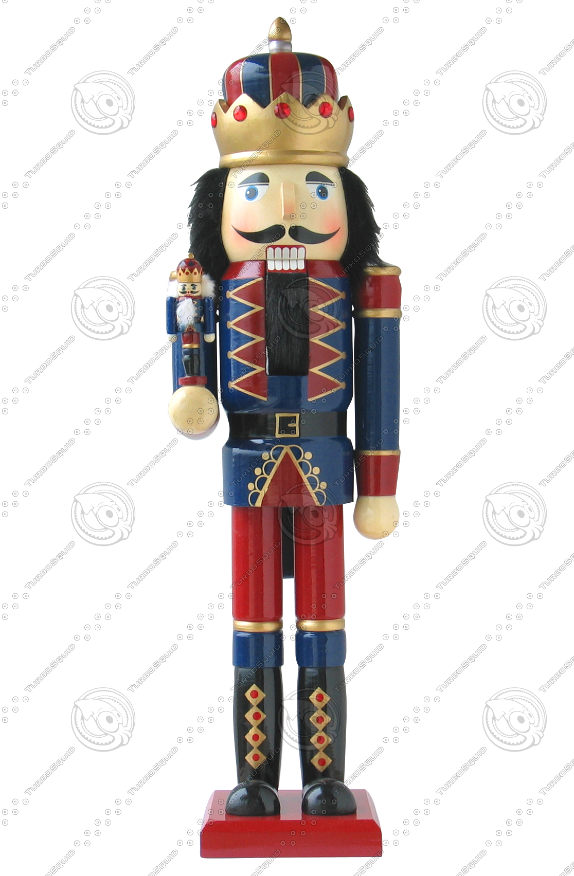 Stock Photoshop nutcracker christmas decoration