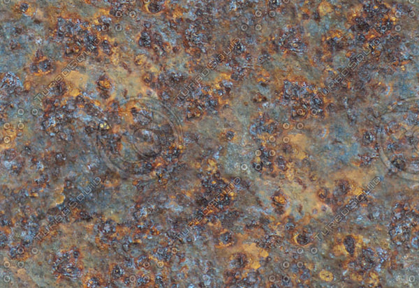 Texture JPEG rust 3d studio