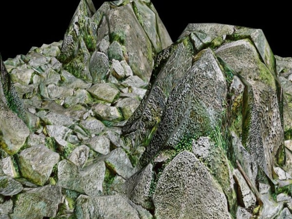 Texture Windows Bitmap scree boulder rock