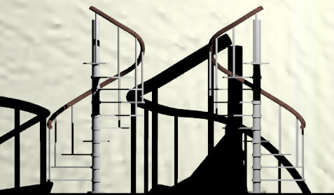 General stair spiral staricase