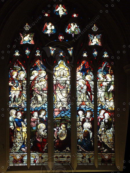 Texture JPEG stained glass church