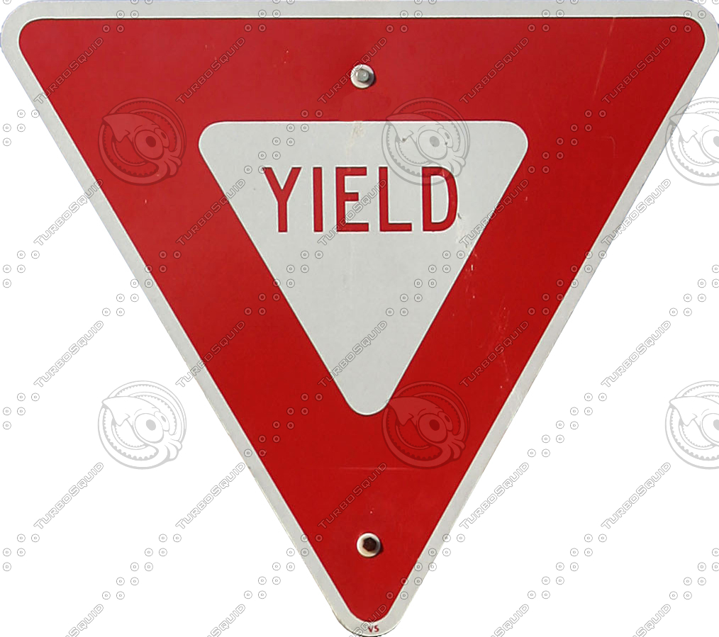 Texture JPEG yield sign street