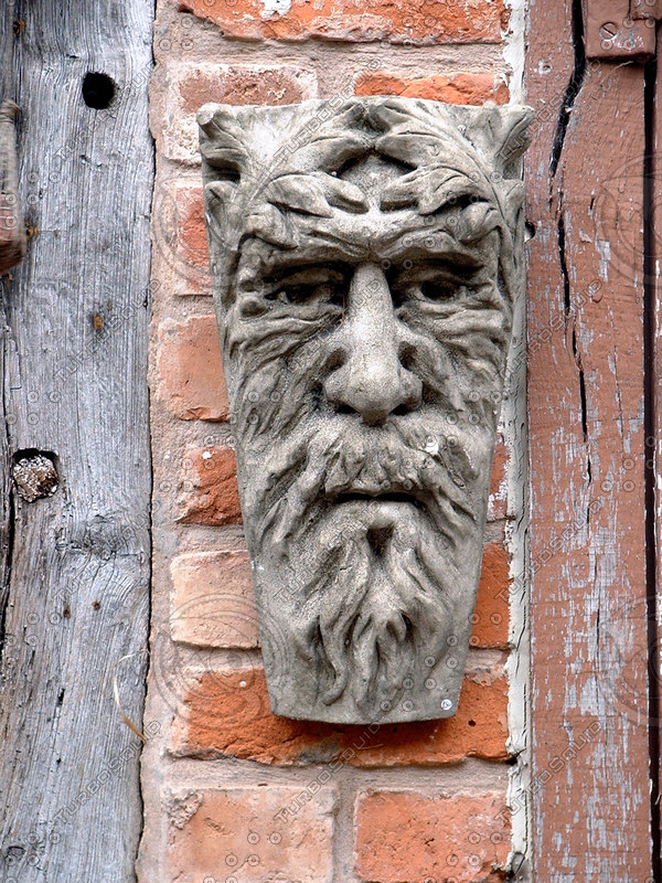 Texture JPEG gargoyle face stone