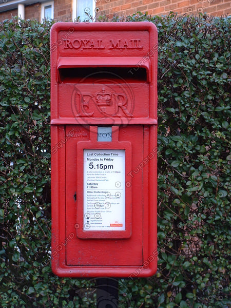 Texture JPEG post box old