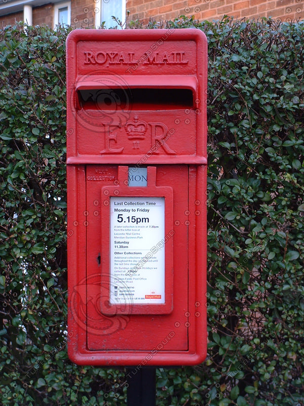 Texture JPEG post box old