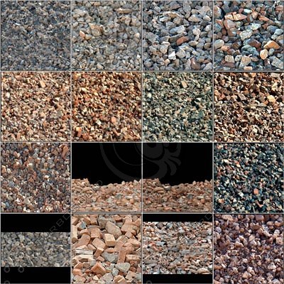 Texture rubble war smashed