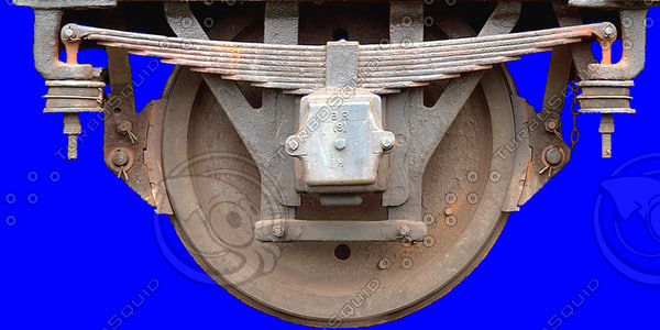 Texture JPEG train wheel carriage