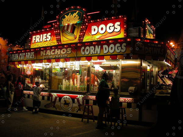 Stock JPEG Hot Dog Stand