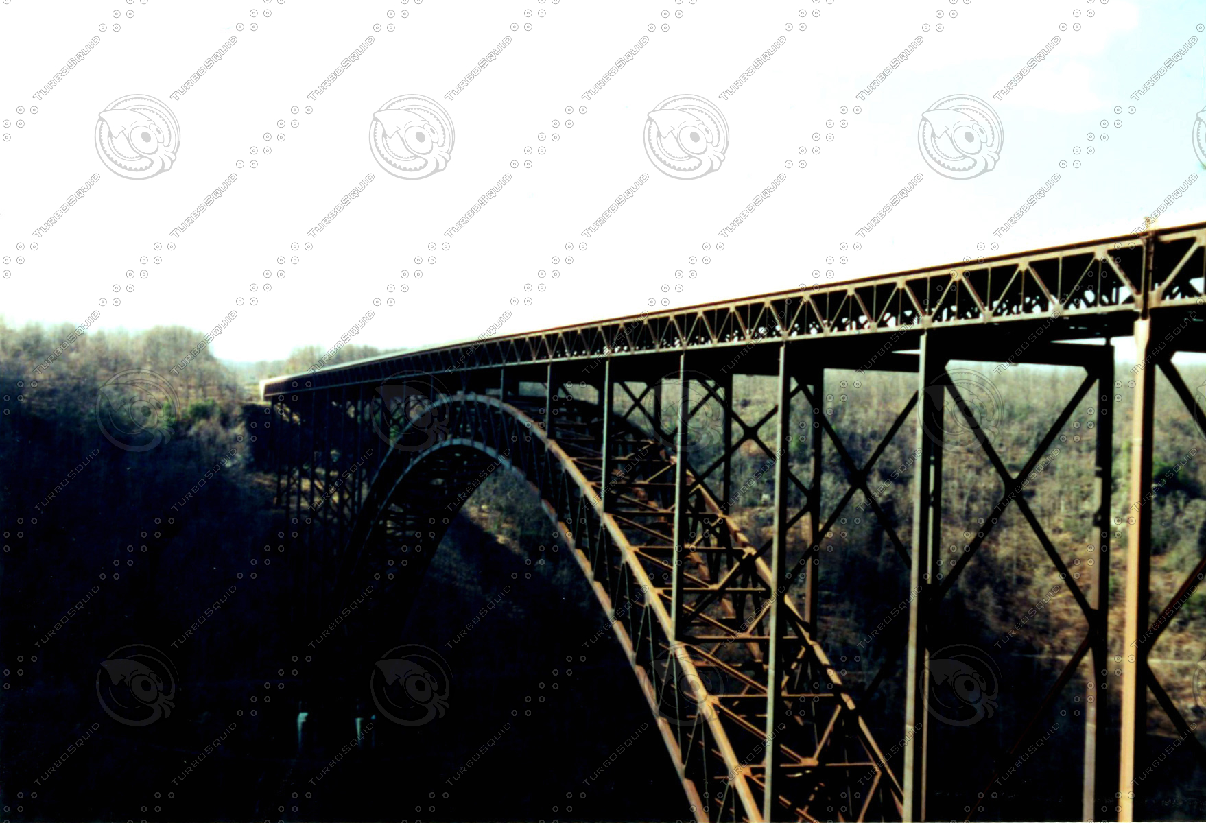 Stock JPEG bridge large massive
