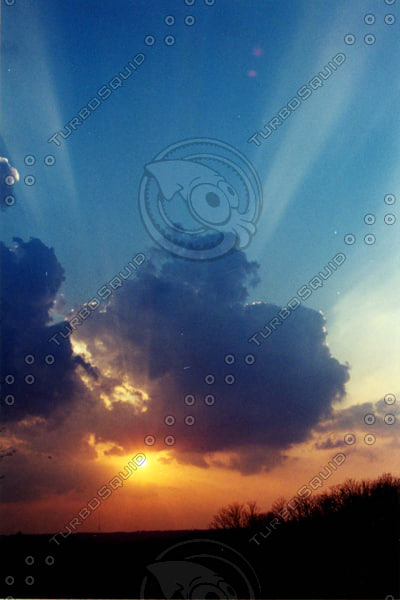 Stock JPEG sun rays sky