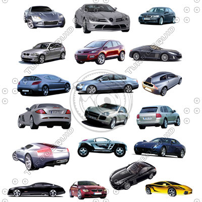 Stock Photoshop cars package car